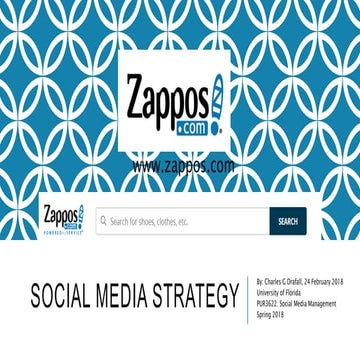 Drafall project 1 social media strategy slideshow_zappos | PPT