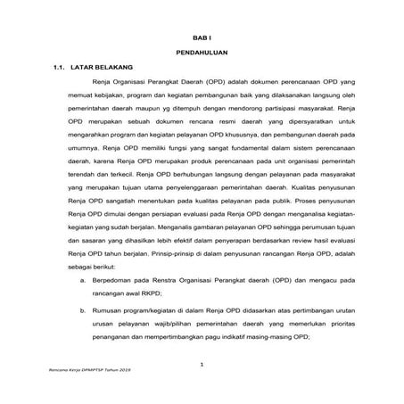 ISI renja 2019 | PDF