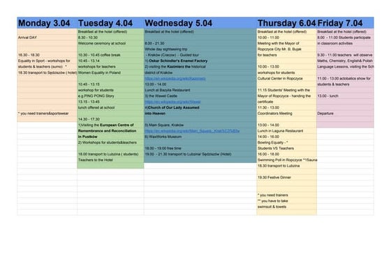 Preliminary programme (1) | PDF