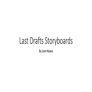 Draft 2 Storyboards | PPTX