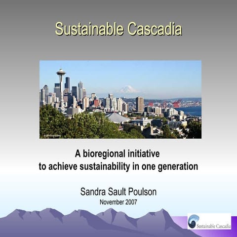 Sustainable Cascadia | PPT