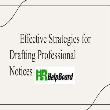 draft a notice , Sample of employees' discharge notice | PPT