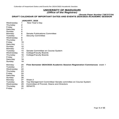 DRAFT CALENDAR OF IMPORTANT DATES AND EVENTS 2024 2025 ACADEMIC SESSION.pdf