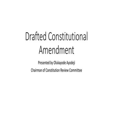 Drafted Constitutional Amendment.pptx