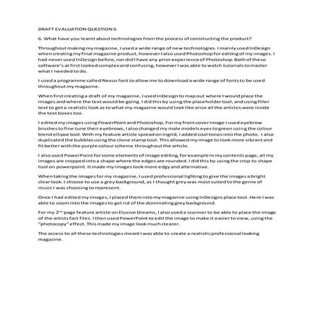 Draft evaluation question 6 | PDF