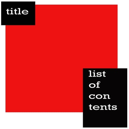 Draft for contents page | PDF