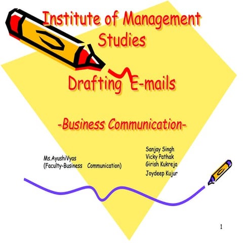 Drafting emails | PPTX