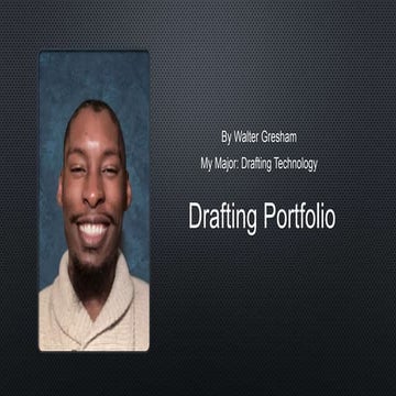 Drafting Portfolio.pptx | 3-D Graphics | Computer Software and Applications