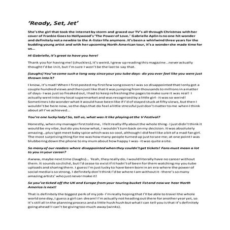 Draft magazine article chloe | DOCX