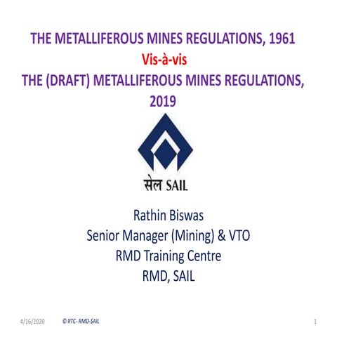 Draft MMR 2019 changes wrt MMR1961 | PDF