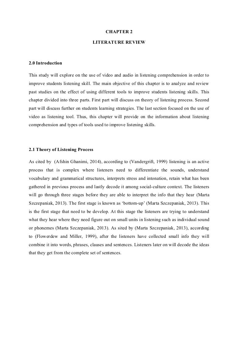 Draft proposal (chapter 2)