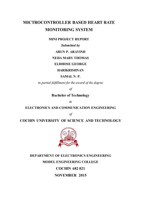 HEART RATE SENSOR USING LM358 | PPTX