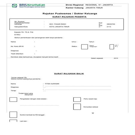 Draft rujukan BPJS kosong | RTF