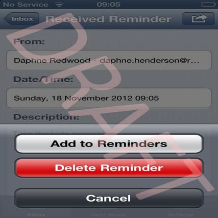 Create reminders easily and quickly for when you’re on the go. | PDF