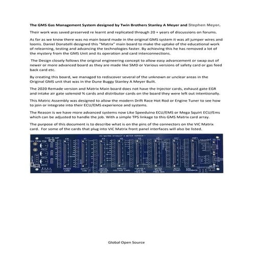 vic matrix stanley a meyer version 2.3 connections | PDF