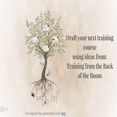 Draft your next training course with ideas from Training from the Back ...