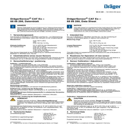 Drager Gas Measurement & Gas Sampling - A Laboratory Behind Glass | PDF