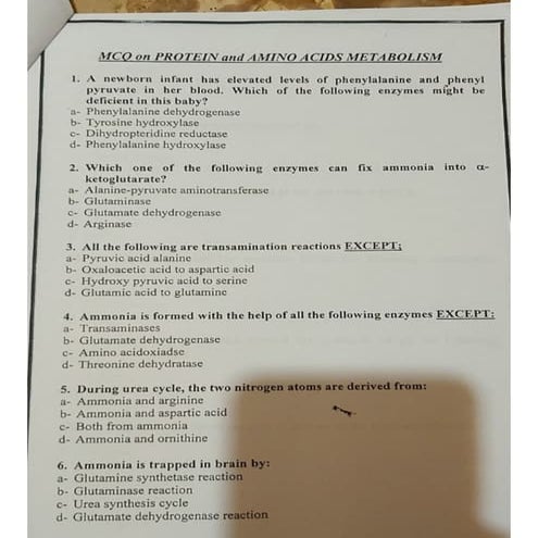 Dr agha mcq biochemistry | PDF