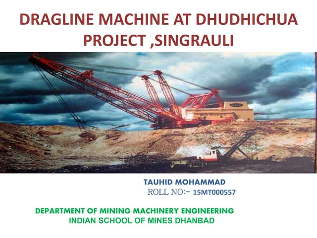 Working of dragline | PDF