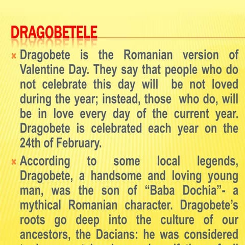 Dragobetele | PPTX