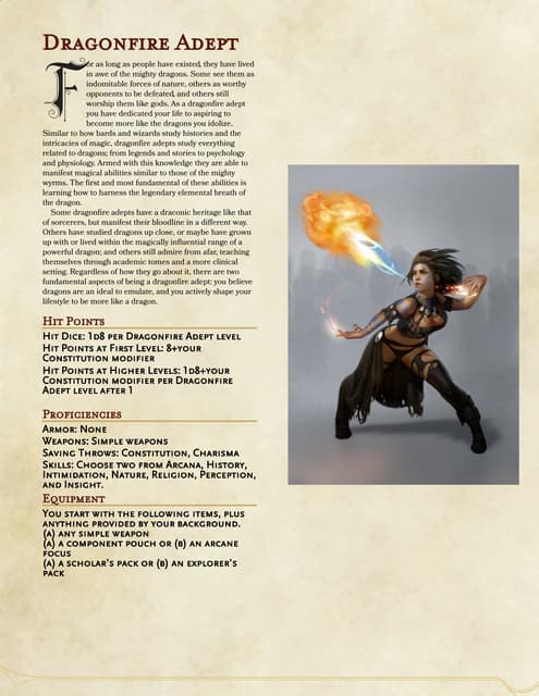 D&D 5e Homebrew Class Invoker v. 1.5 - Justin Elder | PDF