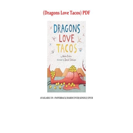 (Dragons Love Tacos) PDF | PDF