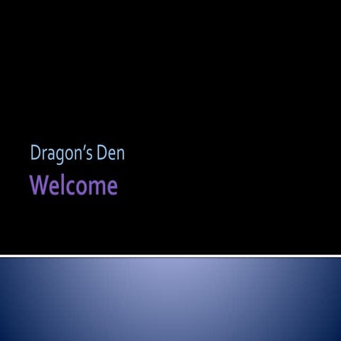 Dragons Den & rhetoric | PPTX