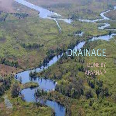 Drainage | PPT