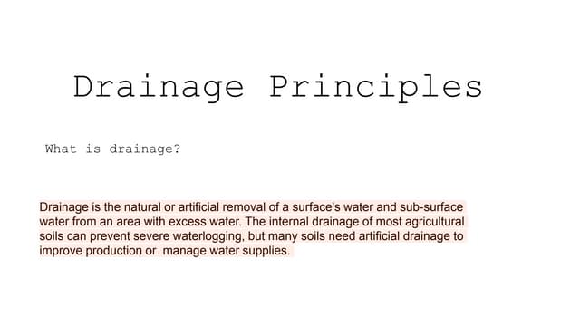 Drainage Systems for class 9 free .pptx