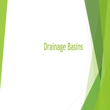 Drainage basins | PPTX