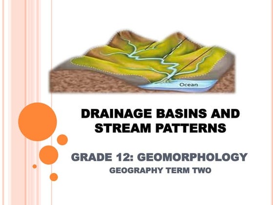 Drainage pattern and types | PPSX