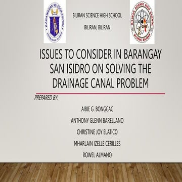 Drainage Canal Research for Inquiries.pptx