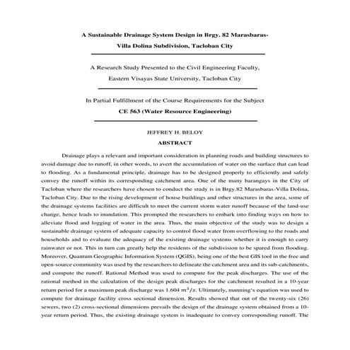 G cans project report | PDF