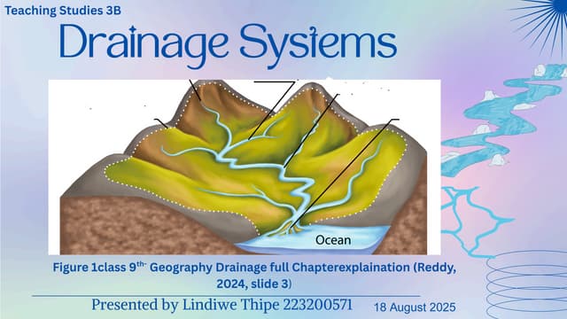 Types Drainage pattern presentation | PDF