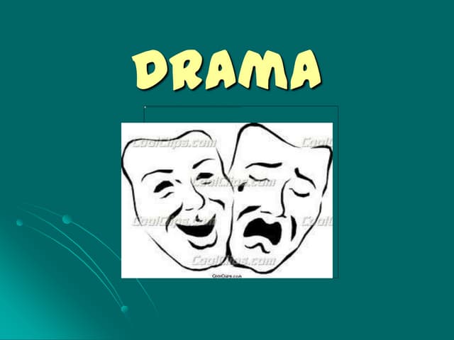 Drama and theatre | PPT