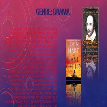 Drama(Genre) | PPTX