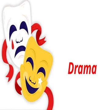 Creative Writing: Drama and its forms, techniques, and literary devices ...