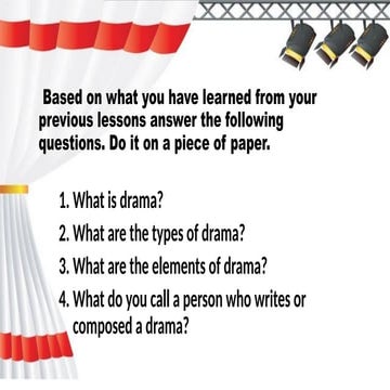 Drama Activity.pptx a short drama activi | PPT