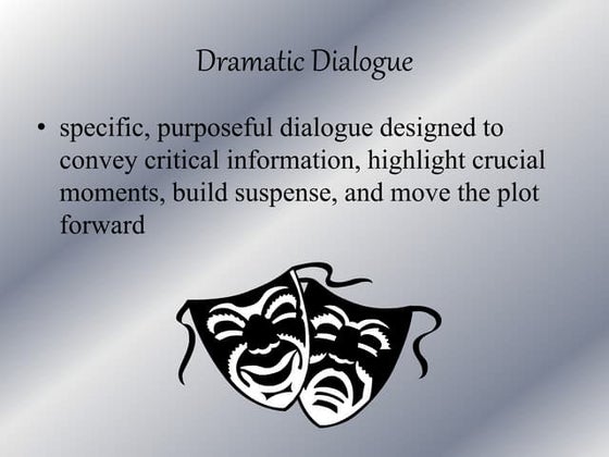 Working with Drama Presentation Slideshow 2 | PPT