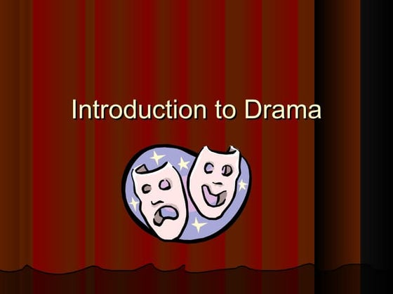 Drama and theatre | PPT