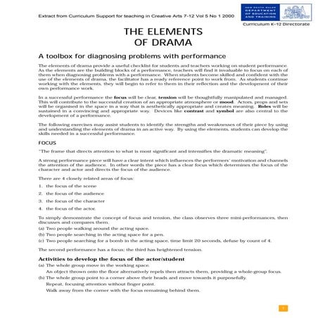 Dramaelements | PDF