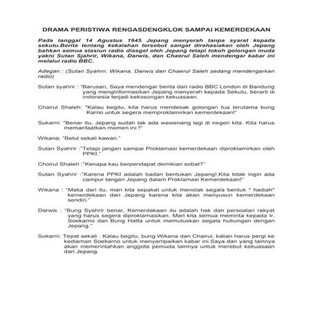 DRAMA PERISTIWA RENGASDENLOK DAN KEMERDEKAAN.docx
