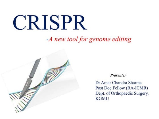 CRISPR-Cas system | PPTX