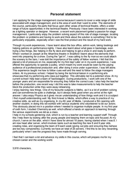 Stage manager’s responsibilities | DOCX