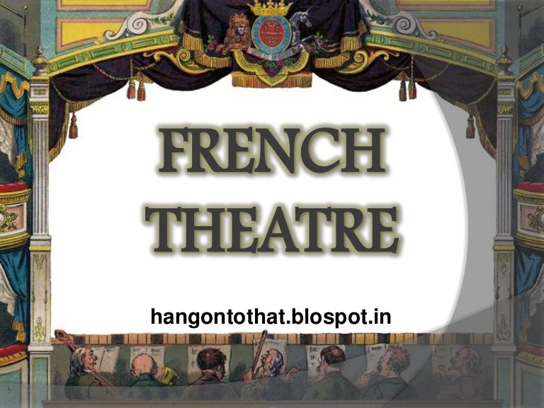 French Theatre Presentation - Dramatics Class