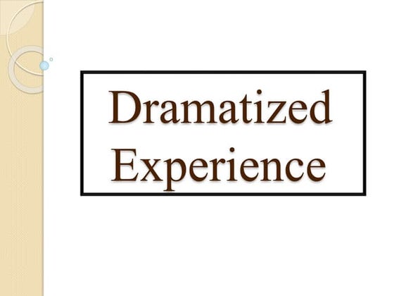Teaching with Contrived and Dramatized Experiences | PDF