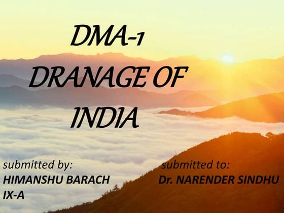 Drainage System CLASS XI PPT | PPTX | Asia Travel | Travel Locations