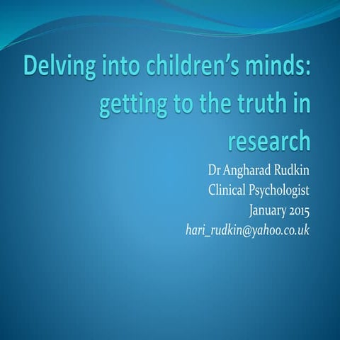 Dr Angharad Rudkin | PDF