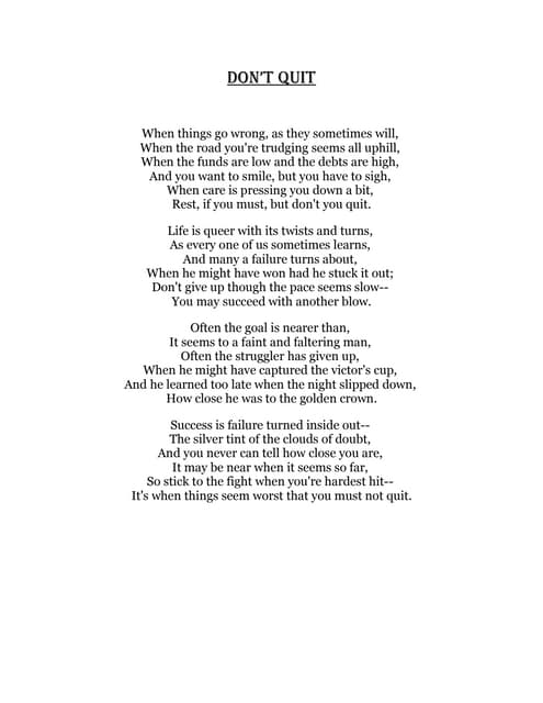 20 powerful poems to inspire your team | PDF