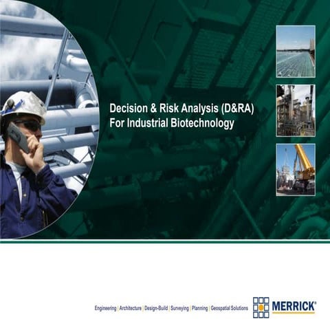Decision & Risk Analysis for Industrial Biotechnology | PPT